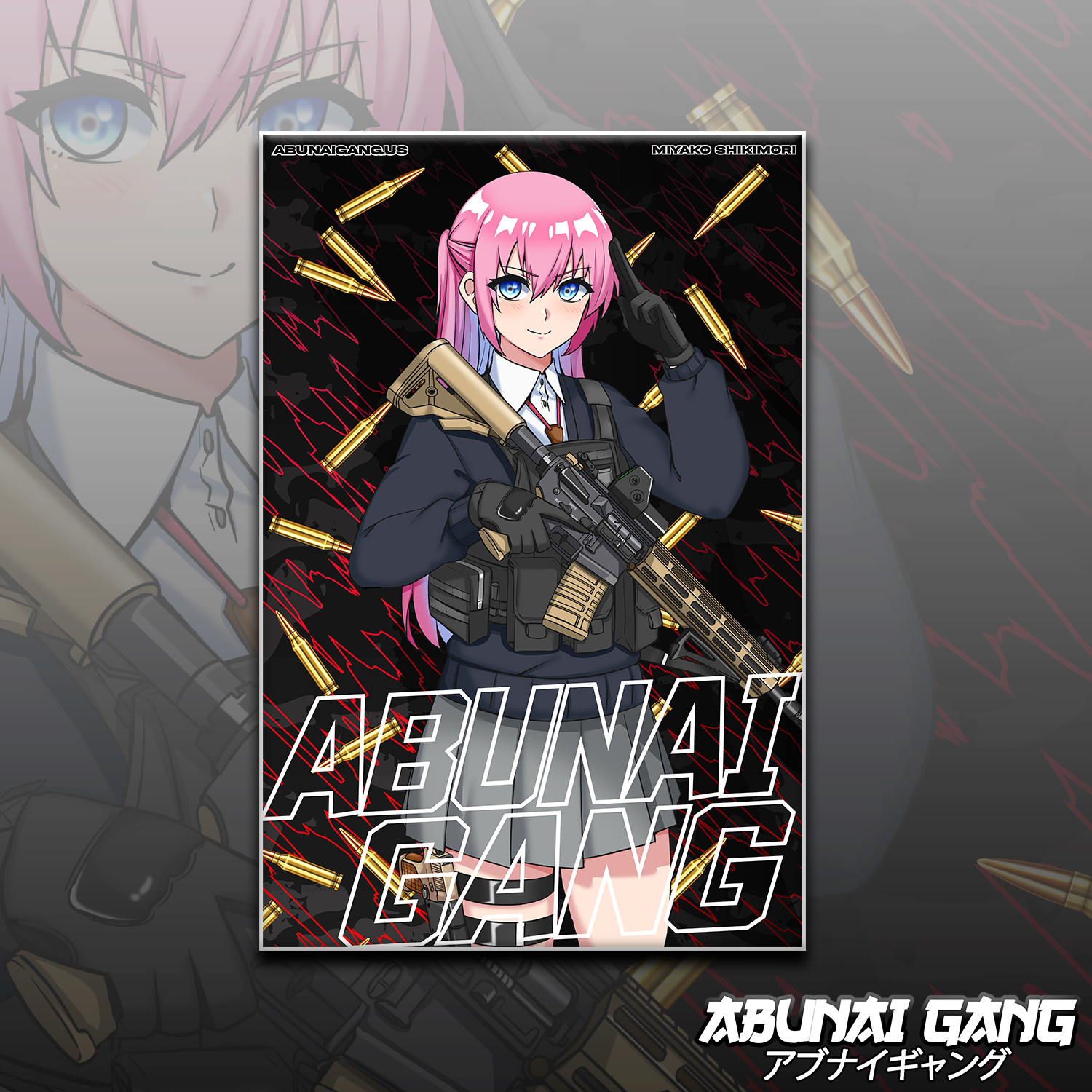 Tactical Shikimori Print – Abunai Gang